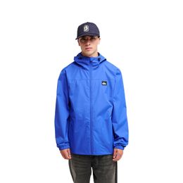 Regenjacke Quiksilver "Overcast 3K Tape", Herren, Gr. L, blau (dazzling blau), Obermaterial: 100% Nylon., Jacken Regenjacke