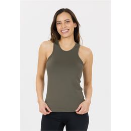 ENDURANCE ATHLECIA Tanktop ATHLECIA "Almi", Damen, Gr. 34, gr&uuml;n, 88% Polyester, 12% Elasthan, unifarben, normal, Rundhals, Tops Tanktop, in atmungsaktiver Qualit&auml;t