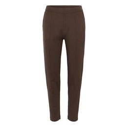 Stoffhose Saint Tropez "Casual Hose GennySZ", Damen, Gr. L, N-Gr, braun (chocolate braun), Obermaterial: 72% Viskose LENZING ECOVERO CV LenzEcov. 24% Polyamid PA. 4% Elasthan EL., Hosen Stoffhose