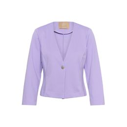 Blusenblazer Culture "Blazer CUpiil", Damen, Gr. 34, lila (violet tulip), Obermaterial: 74% Polyester PES. 22% Viskose CV. 4% Elasthan EL., Blazer Blusenblazer