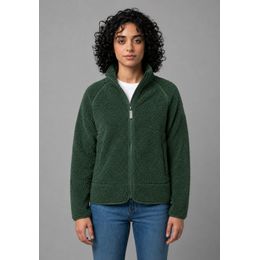 Fleecejacke Derbe "Kuschelby", Damen, Gr. 34, eden, Obermaterial: 100% Polyester, relaxed fit, Raglan&auml;rmel normaler Saum, Jacken Fleecejacke, Kuschelige Fleece Jacke