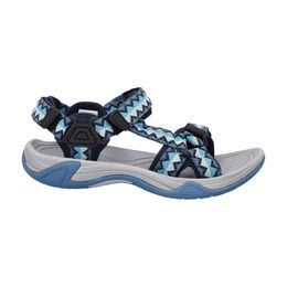Sandale CMP "HAMAL WMN HIKING SANDAL", Damen, Gr. 41, blau (night, tiffany), Synthetik, Schuhe Sandale