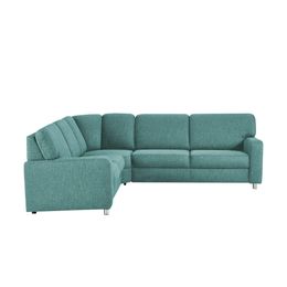 Smart Ecksofa Valencia t&uuml;rkis/petrol Ma&szlig;e (cm): B: 236 H: 90 T: 266.0 Sofas > Sofas nach Material > Stoffsofas &raquo; Sofa DE