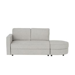 Sofa 2-sitzig mit Hocker Arjana grau Ma&szlig;e (cm): B: 217 H: 91 T: 92.0 Sofas > Sofas nach Material > Stoffsofas &raquo; Sofa DE