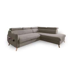 Miuform Ecksofa mit Schlaffunktion Sweet Harmony beige Ma&szlig;e (cm): B: 253 H: 95 Sofas > Sofas nach Material > Stoffsofas &raquo; Sofa DE