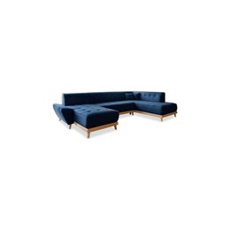 Miuform Wohnlandschaft mit Schlaffunktion Dazzling Daisy blau Ma&szlig;e (cm): B: 330 H: 77 Sofas > Sofas nach Material > Stoffsofas &raquo; Sofa DE