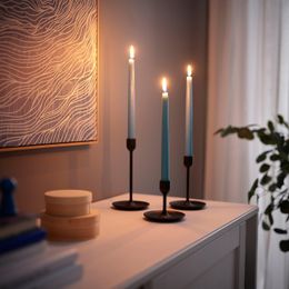IKEA KLOKHET L&uuml;sterkerze, duftneutral