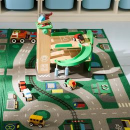 IKEA LILLABO Parkhaus+Autos+Hubschraublandeplatz