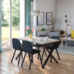 IKEA SK&Aring;LSTA Tisch und 4 St&uuml;hle