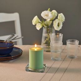 IKEA GLASBJ&Ouml;RK Blockkerze duftneutral
