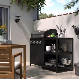 IKEA GRILLSK&Auml;R Gasgrill mit K&uuml;cheninsel