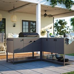 IKEA B&Aring;TSK&Auml;R Au&szlig;enk&uuml;che m Kohlegrill+Sp&uuml;leneinh.