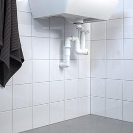 IKEA R&Auml;NNILEN Siphon mit flexiblem Rohr, 1 Becken