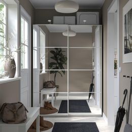 IKEA PAX / AULI Kleiderschrank mit Schiebet&uuml;ren