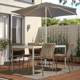 IKEA SEGER&Ouml;N / TEGEL&Ouml;N Tisch und 4 St&uuml;hle