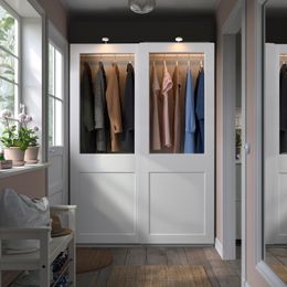 IKEA PAX / GRIMO Kleiderschrank mit Schiebet&uuml;ren