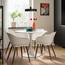IKEA DOCKSTA / GR&Ouml;NSTA Tisch und 4 Armlehnst&uuml;hle