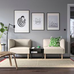 IKEA LILLEHEM 2er-Sitzelement mit Ablage