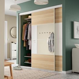 IKEA SKYTTA / MEHAMN/AULI Schiebet&uuml;r-Kombination