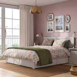 IKEA F&Aring;GELFJ&Auml;LLET Bettgestell +4 Schubl/Mitba/Fedhzra
