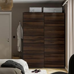 IKEA PAX / MEHAMN Kleiderschrank mit Schiebet&uuml;ren