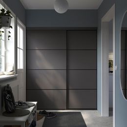 IKEA SKYTTA / BOAXEL Reach-in-Kleiderschrank +Schiebet&uuml;r