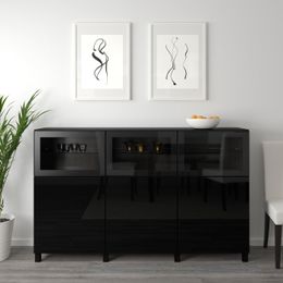 IKEA BEST&Aring; Aufbewahrung mit T&uuml;ren