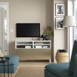 IKEA BEST&Aring; TV-Bank mit T&uuml;ren