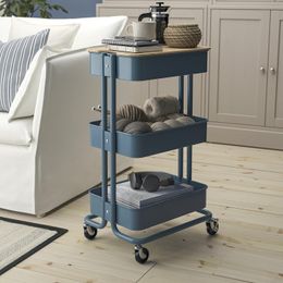IKEA R&Aring;SKOG / NORR&Aring;VA Servierwagen mit Abdeckung