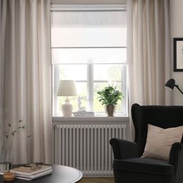 IKEA LENDA 2 Gardinen + Raffhalter