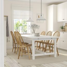 IKEA NORDVIKEN / SKOGSTA Tisch und 6 St&uuml;hle