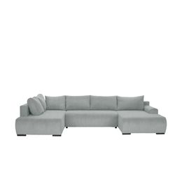 Smart Wohnlandschaft Nelly grau Ma&szlig;e (cm): B: 345 H: 85 T: 202.0 Sofas > Sofas nach Material > Stoffsofas &raquo; Sofa DE
