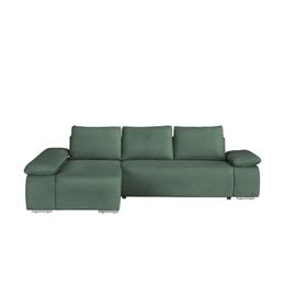switch Ecksofa Soft gr&uuml;n Ma&szlig;e (cm): B: 282 H: 84 T: 182.0 Sofas > Sofas nach Material > Stoffsofas &raquo; Sofa DE
