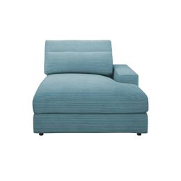 Element Ottomane mit Armlehne rechts Branna t&uuml;rkis/petrol Ma&szlig;e (cm): B: 116 H: 88 T: 164.0 Sofas > Sofas nach Art > Modulsofas &raquo; Sofa DE