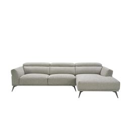 Ecksofa mit Kopfst&uuml;tzenverstellung Wiana grau Ma&szlig;e (cm): B: 283 H: 62 T: 168.0 Sofas > Sofas nach Material > Stoffsofas &raquo; Sofa DE