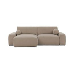 S-STYLE Ecksofa mit Schlaffunktion Puffy braun Ma&szlig;e (cm): B: 266 H: 86 Sofas > Sofas nach Material > Stoffsofas &raquo; Sofa DE