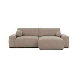 S-STYLE Ecksofa mit Schlaffunktion Puffy braun Ma&szlig;e (cm): B: 266 H: 86 Sofas > Sofas nach Material > Stoffsofas &raquo; Sofa DE