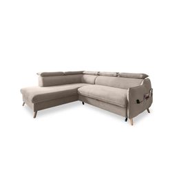 Miuform Ecksofa mit Schlaffunktion Sweet Harmony beige Ma&szlig;e (cm): B: 253 H: 95 Sofas > Sofas nach Material > Stoffsofas &raquo; Sofa DE