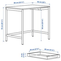 IKEA ENKROKEN Schreibtisch