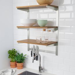 IKEA KUNGSFORS Aufh&auml;ngeschiene + Boden/Magnleiste