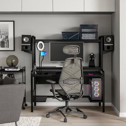 IKEA FREDDE / STYRSPEL Gamingschreibtisch und -stuhl
