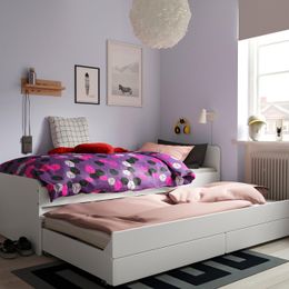 IKEA SL&Auml;KT Bettgestell, Unterbett+Aufbewahrung
