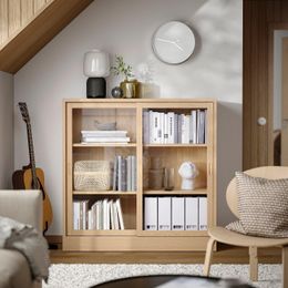IKEA TONSTAD Vitrine mit Schiebet&uuml;ren