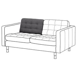 IKEA LANDSKRONA R&uuml;ckenpolster f&uuml;r 2er-Sofa