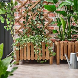 IKEA ASKHOLMEN Blumenkasten mit Spalier/au&szlig;en