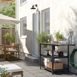 IKEA GRILLSK&Auml;R K&uuml;cheninsel mit Beistelltisch