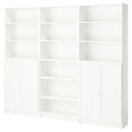 IKEA BILLY / OXBERG Regalkomb. mit T&uuml;ren