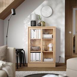 IKEA TONSTAD Vitrine mit Schiebet&uuml;ren