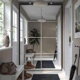 IKEA PAX / AULI Kleiderschrank mit Schiebet&uuml;ren