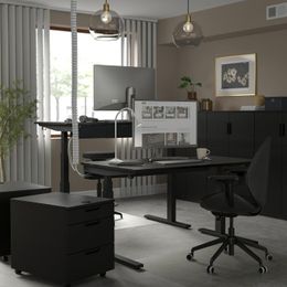 IKEA MITTZON Schreibtisch sitz/steh